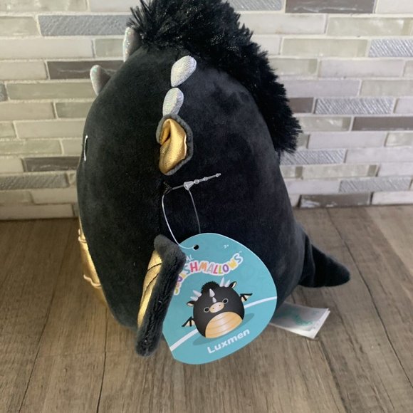 Squishmallows | Toys | New Squishmallow 75 Luxmen Black Gold Dragon ...